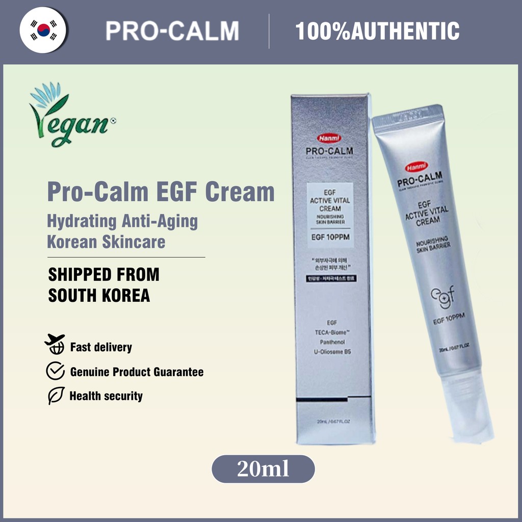 [Hanmi] Pro-Calm EGF Cream 20g Hydrating Anti-Aging Korean Skincare for ...