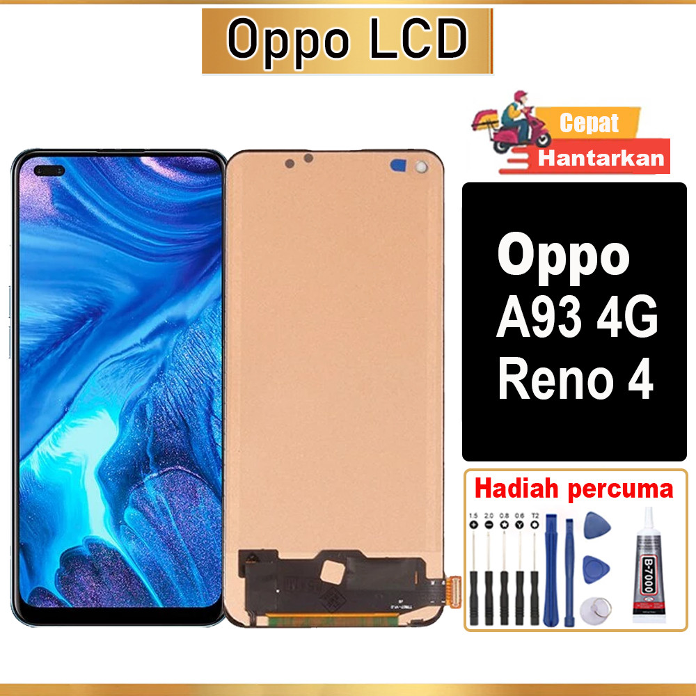 For Oppo Reno 4 4G 5G CPH2113 CPH2091 A93 4G LCD Original | Shopee Malaysia