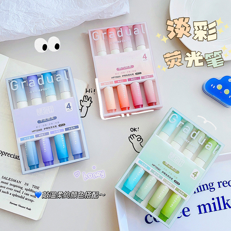 highlighter pen highlighter Pena penanda buku akaun pendarfluor, sistem ...