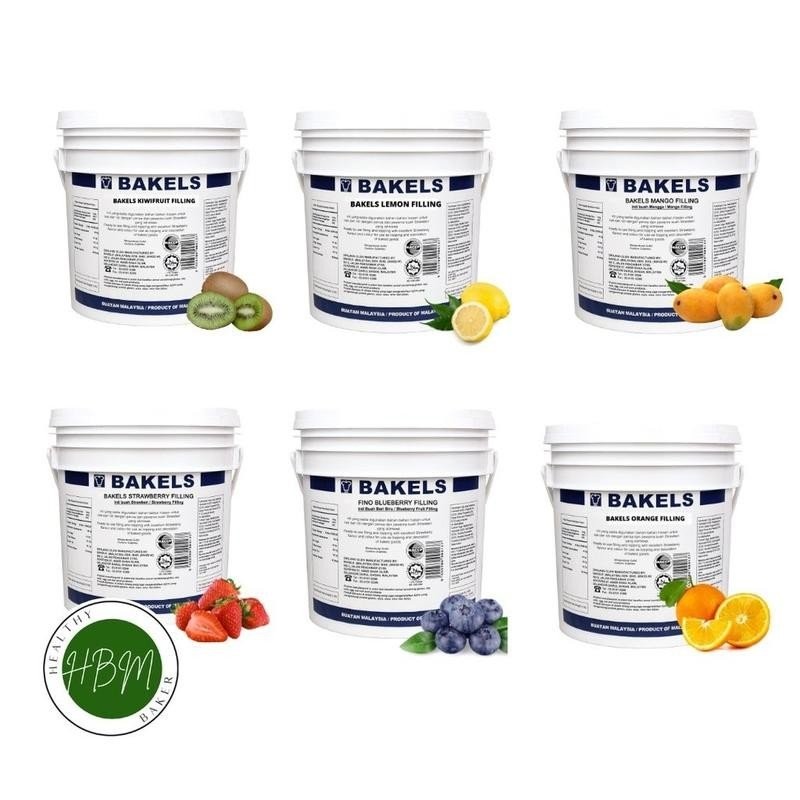Healthy Baker / Bakels Fruit Filling / Topping Strawberry / Blueberry ...