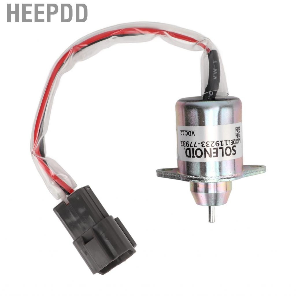 HEEPDD Metal Fuel Stop Shutdown Solenoid Valve 12V 3 Terminals 119233 ...