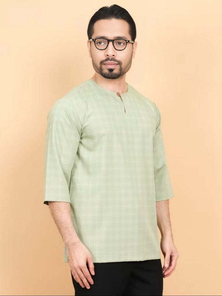 KURTA PETAK 2026 KURTA LELAKI TELUK BELANGA TRADITIONAL LENGAN TIGA ...