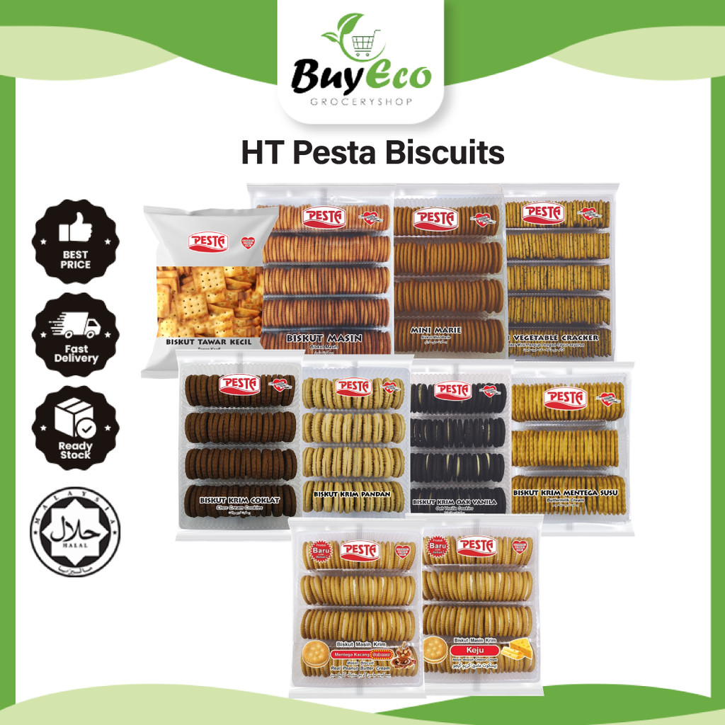 HT Pesta Biskut Tawar / Biskut Masin / Biskut Mini / Biskut Berkrim ...
