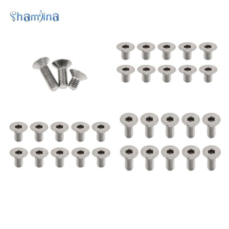 [Shamjina] Set of 10pcs M3 Titanium Hex Allen Socket Screws M3 x 6mm ...