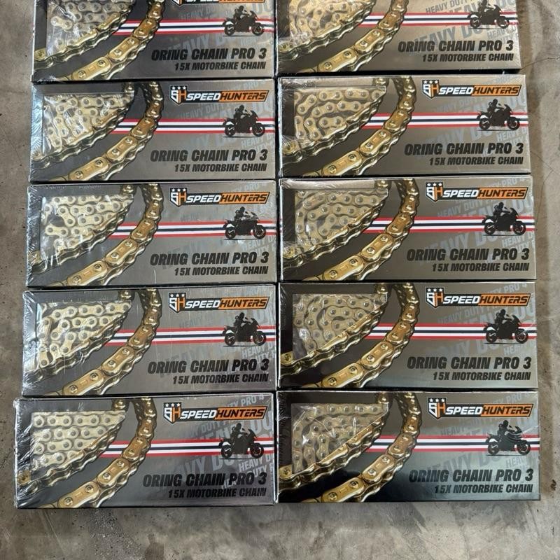 RANTAI ORING SPEEDHUNTERS GOLD EDITION 428/415 PANJANG 132L GETAH ORING ...