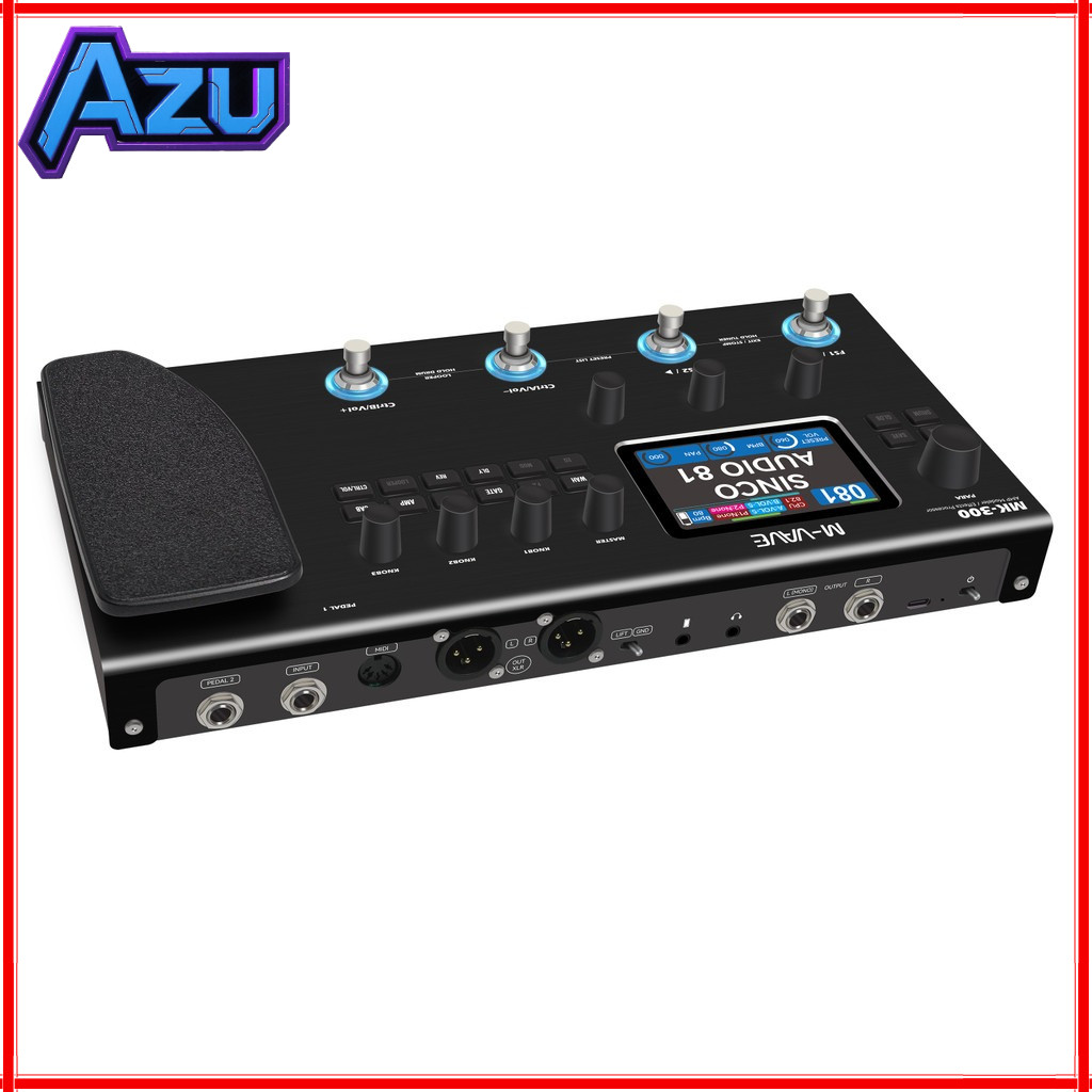M-Vave MK-300 Multi-Effect Processor for Guitar & Bass - 360+ Studio ...
