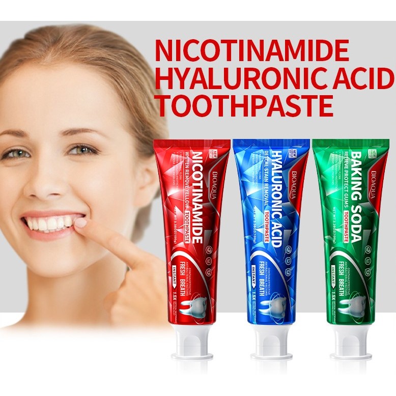 BIOAOUA Niacinamide Anti-yellow Toothpaste Deep Cleansing ...