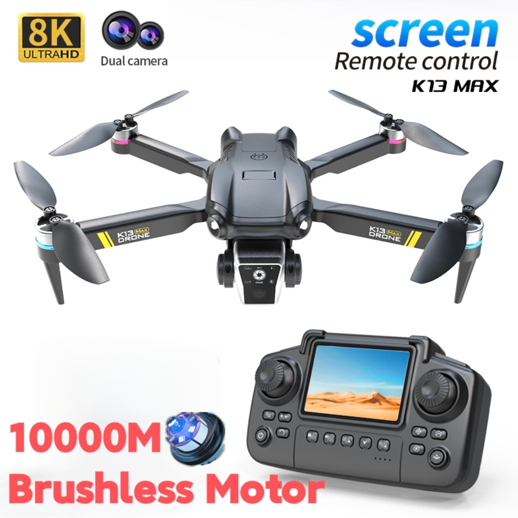 【EVOLVE】K13 MAX Screen Remote Control Drone 8K Professional Camera WIFI ...