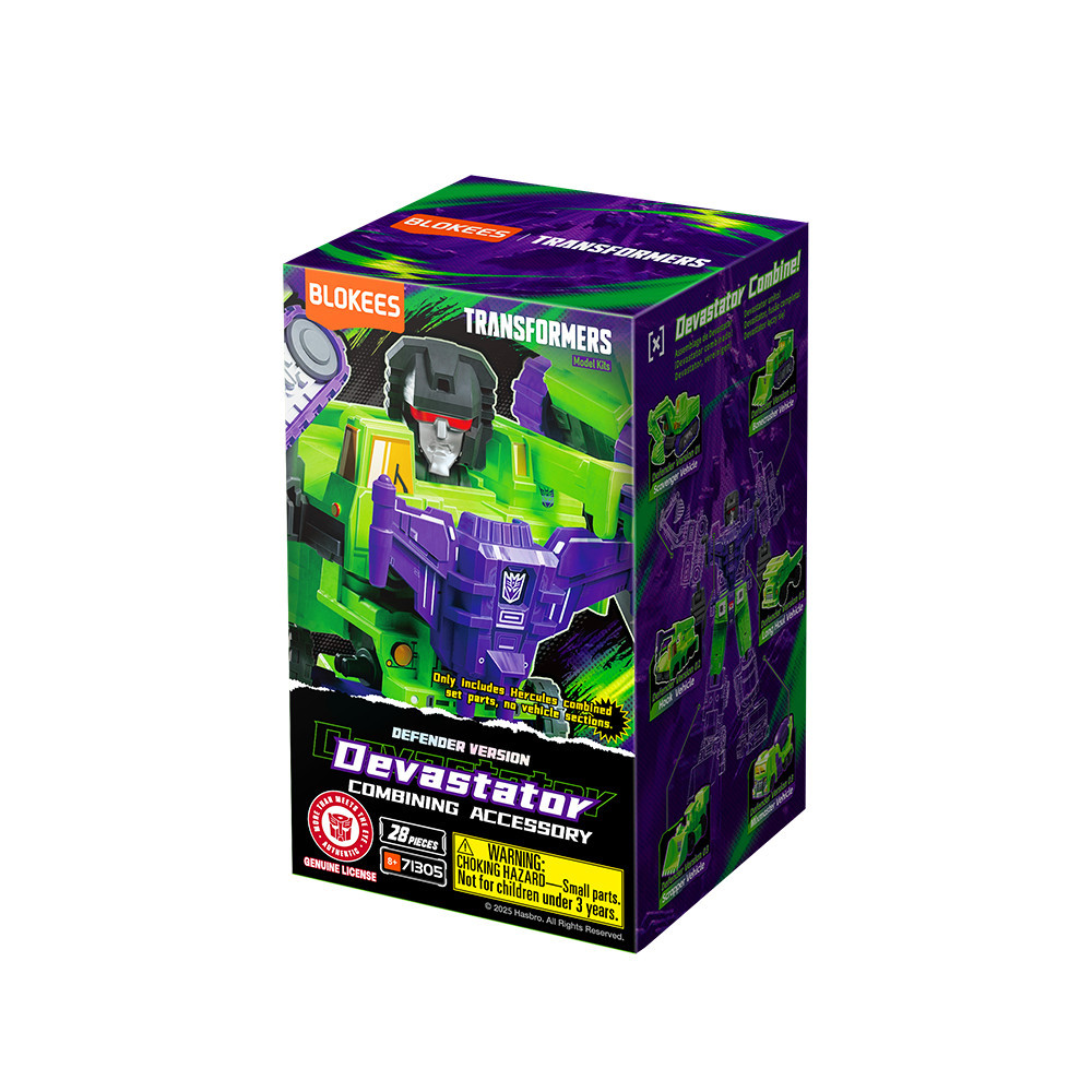 FREE GIFT Blokees Transformers Defender Version Devastator Combining ...