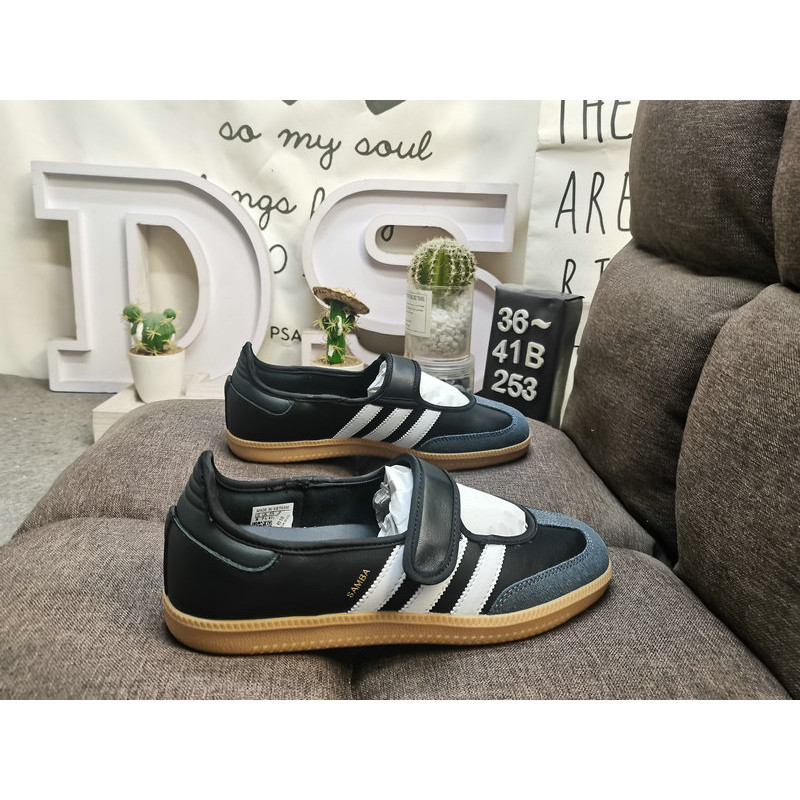 Samba Jane Leather Flat Sneakers - Casual Men & Women's JQ6445 | Shopee ...