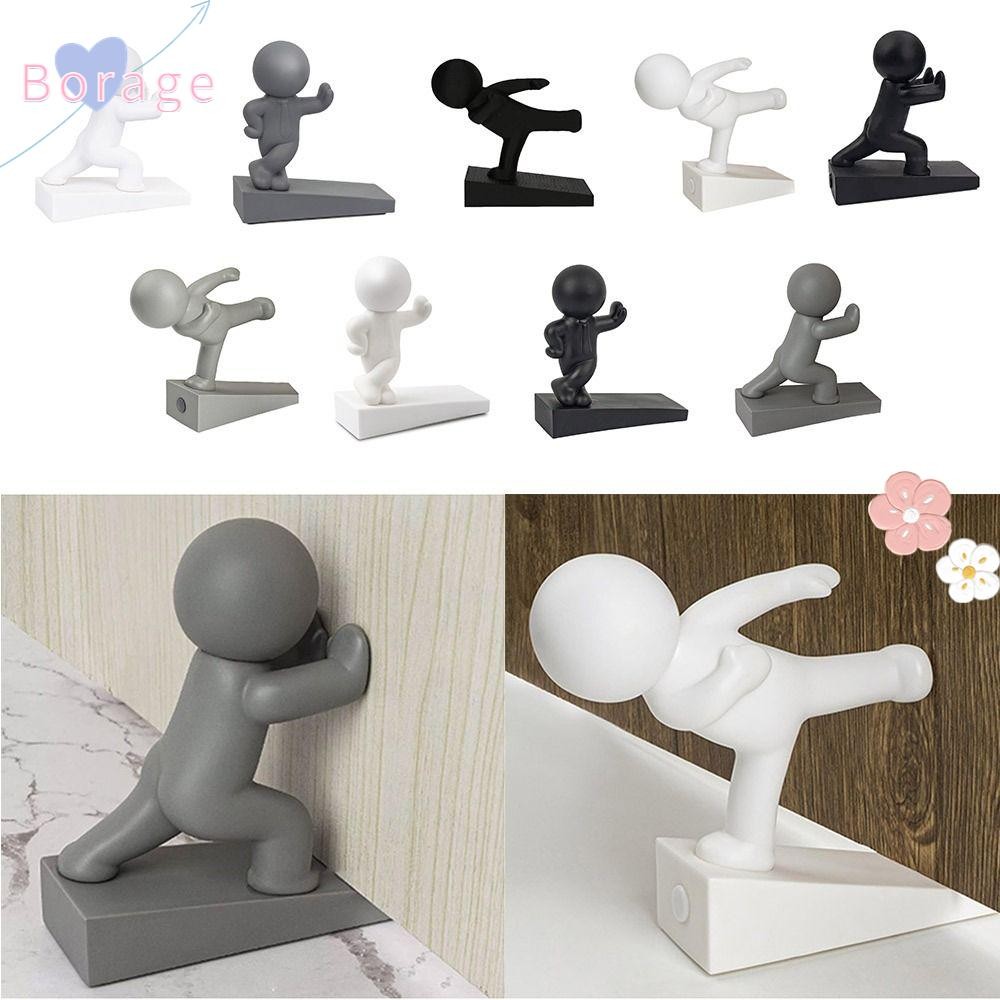 BORRAONE Door Stopper, No Drilling Non-slip Decorative Door Stop, Cute ...
