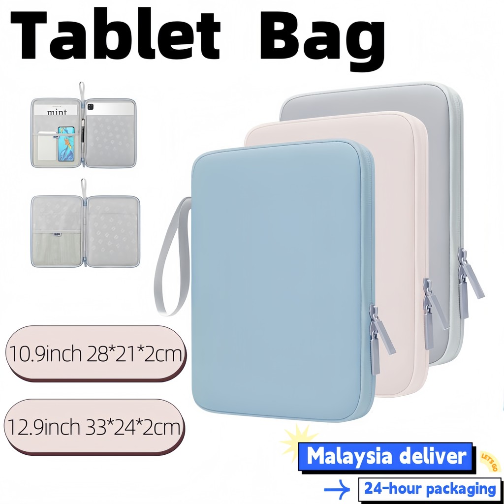 Tablet Handbag For iPad Samsun Xiaomi Lenovo HUAWEI Cover For 7.9 to 12 ...