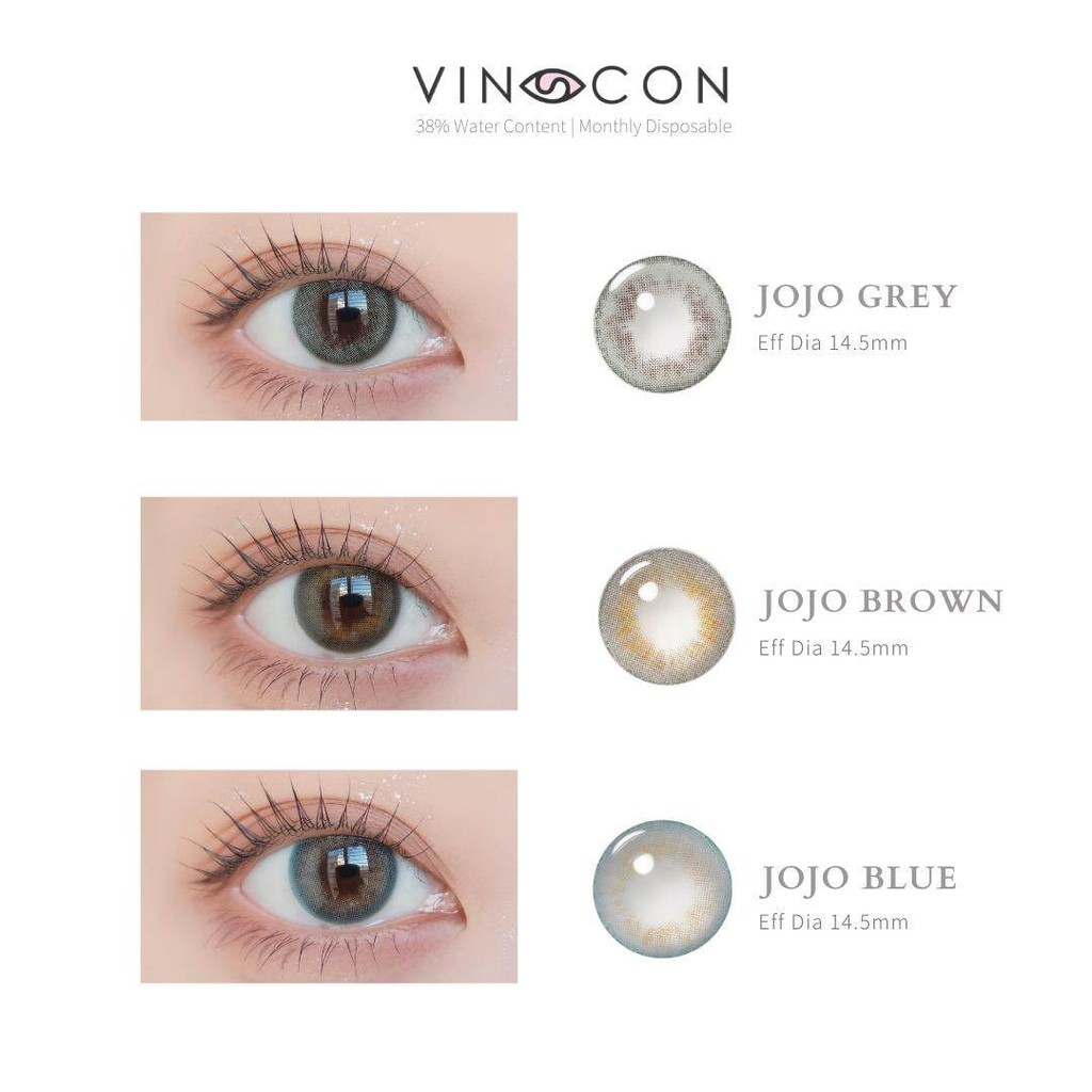VINSCON Contact Lens Jojo Series 14.5mm | Shopee Malaysia