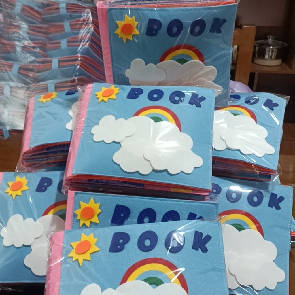Montessori Rainbow Sensory Book Malaysia SIRIM Certified Unrippable ...