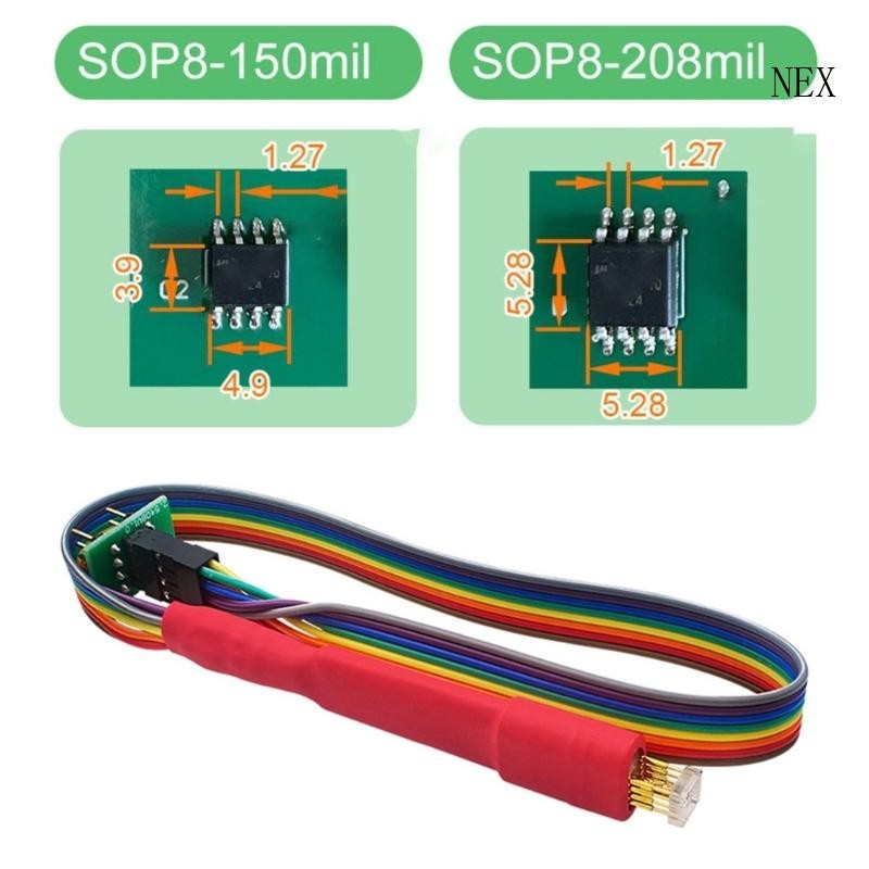 NEX SOP8 Clip 150mil 208mil SOIC8 IC Test Probe Line for EEPROM Circuit ...