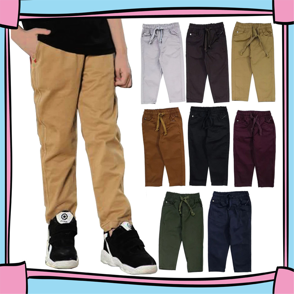 WB Kids Long Slack Pant High Quality Unisex (1Y - 12Y) - 8 Colors ...