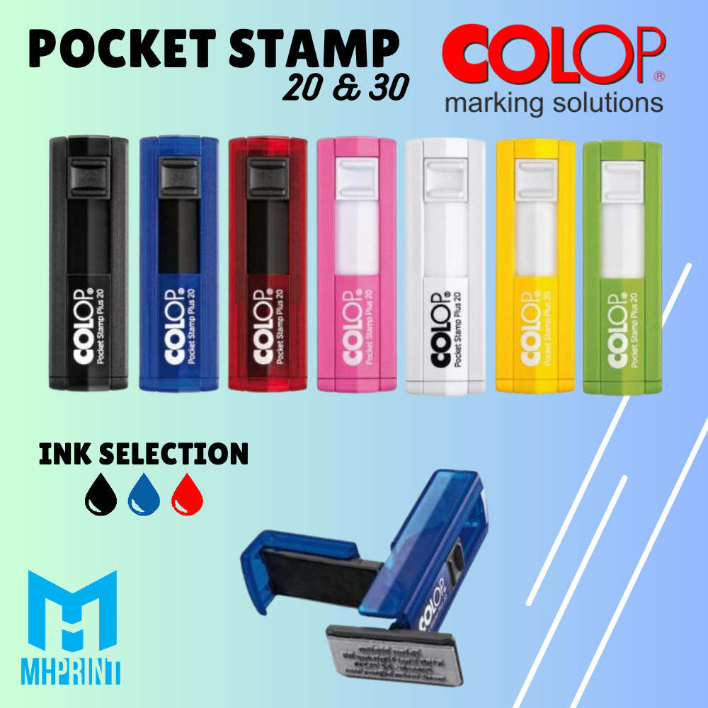 Pocket Rubber Stamp (Doctor/Nurse/Teacher) COLOP Self Inking Pocket ...