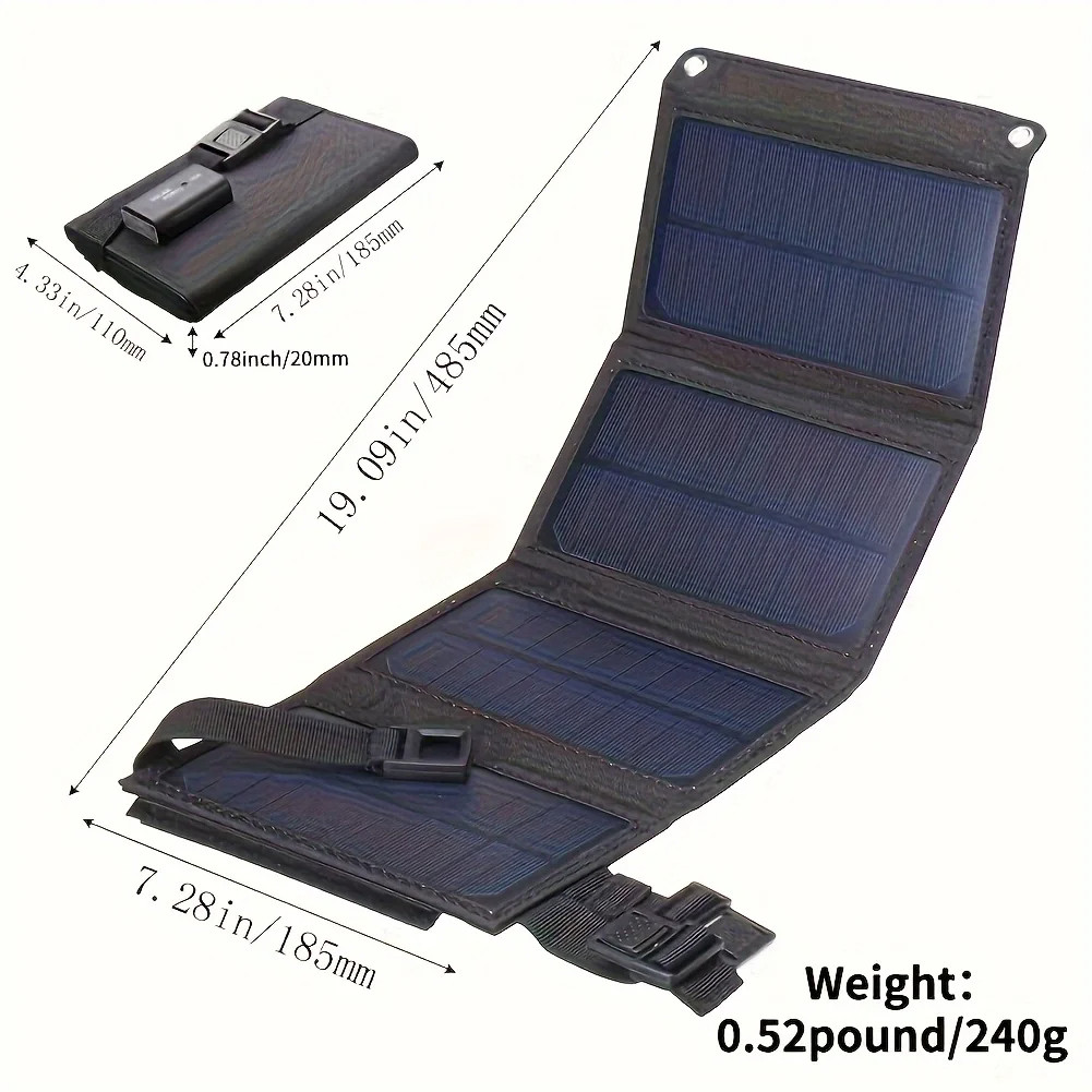 [hellonewworld.my] Foldable USB Solar Panel Cell Phone Solar Charger ...