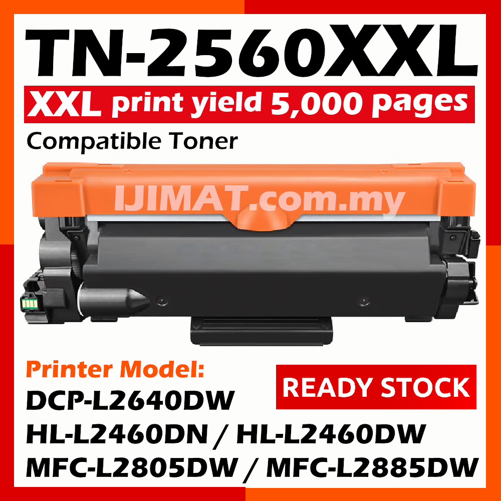 Compatible Toner Brother TN2560XL TN2560XXL TN2560 TN-2560 DR2560 HL ...