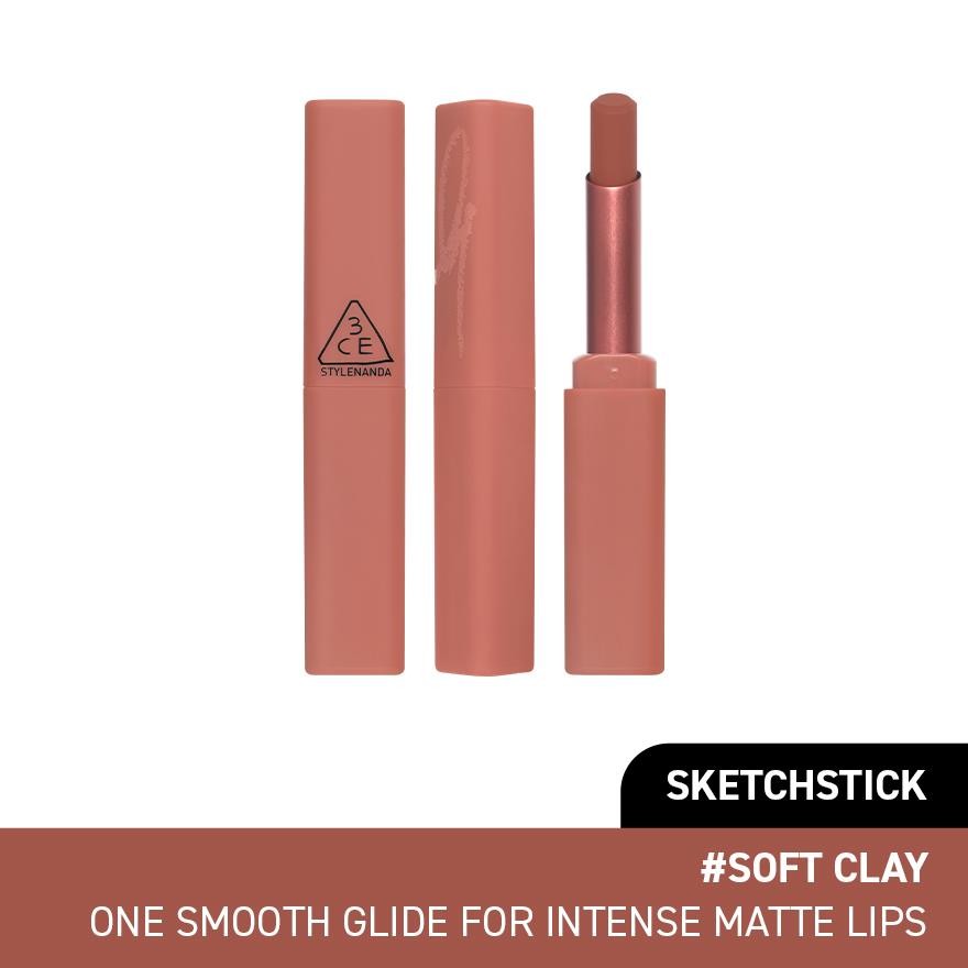 3CE Sketch Lipstick 11 Soft Clay | Shopee Malaysia