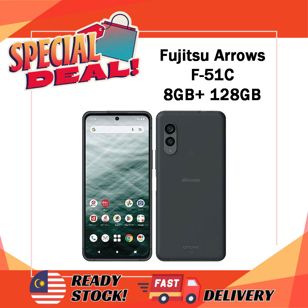 [USED] 💯Fujitsu Arrows F-51C Docomo | 8GB + 128GB | Waterproof | Japan ...