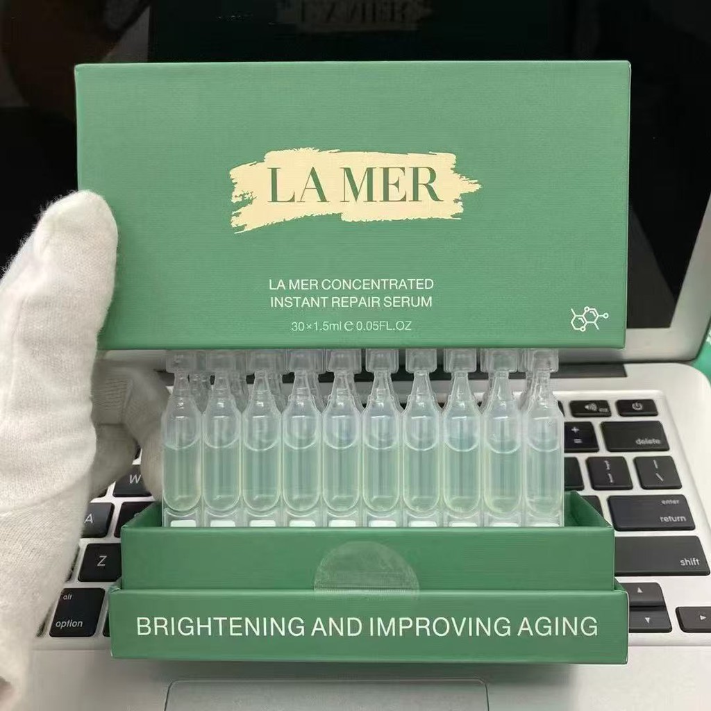 LA MER single-use essence 30pcsx1.5ml repairs acne scars strengthens ...