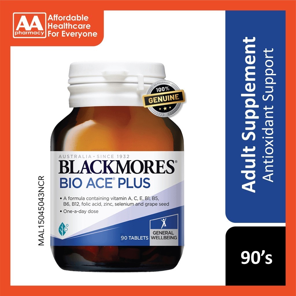 Blackmores Bio Ace Plus Tablet 90's | Shopee Malaysia