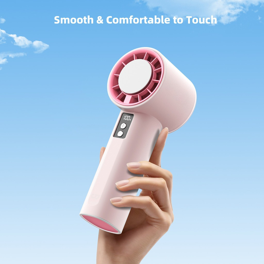 Mini Fan 100 Gear Wind Speed Electric Fan Digital Display Adjustable ...