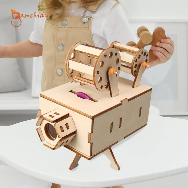 gamchiano Science Kit for Kids Projector 3D Wooden Puzzles for Age 8-10 ...