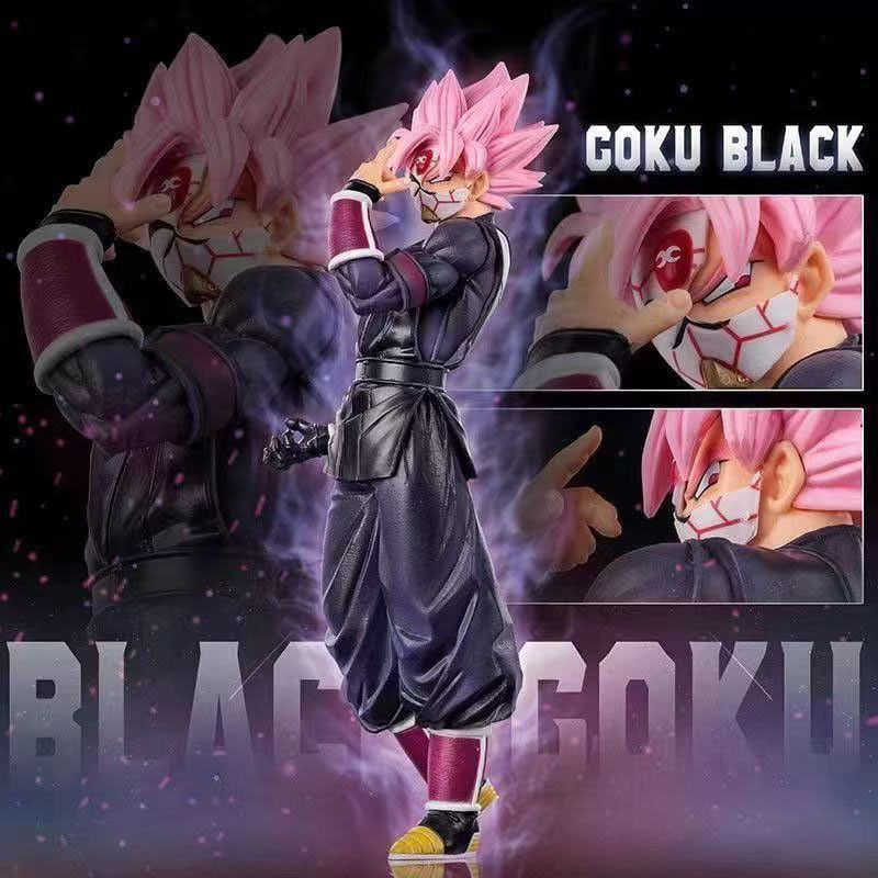 26cm Dragon Ball Heroes Figure Zamasu Black Goku PVC Action Figures GK ...