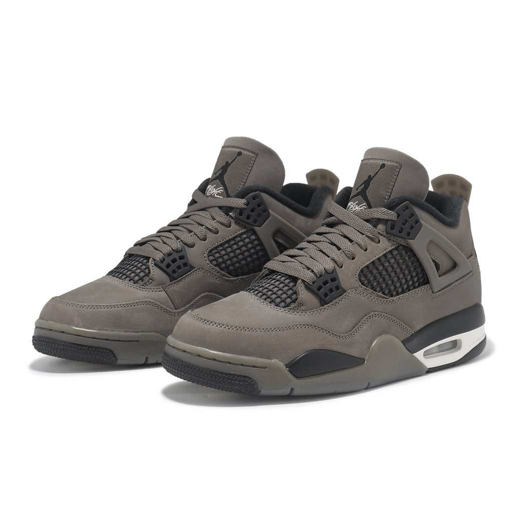 Nike Casual Shoes Air Jordan 4 Retro Men's Gray Black Cave Stone ACS ...