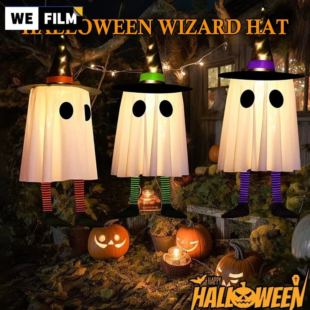 Halloween Hanging Ghost LED Horror Props with Fairy Light Indoor ...