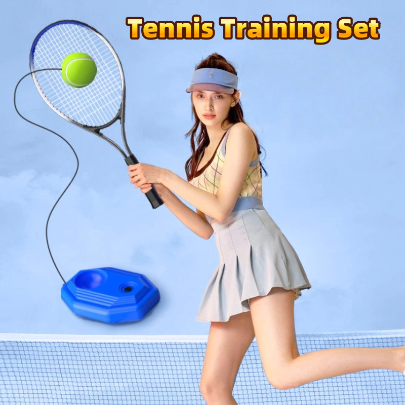 Tennis Rebound Set Tennis Racket Kids Adult Beginner Training Set ...