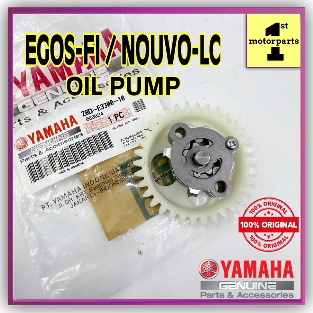 [100% ORI YAMAHA] EGO / EGOS / EGOS FI / NOUVO LC OIL PUMP ASSY 28D ...