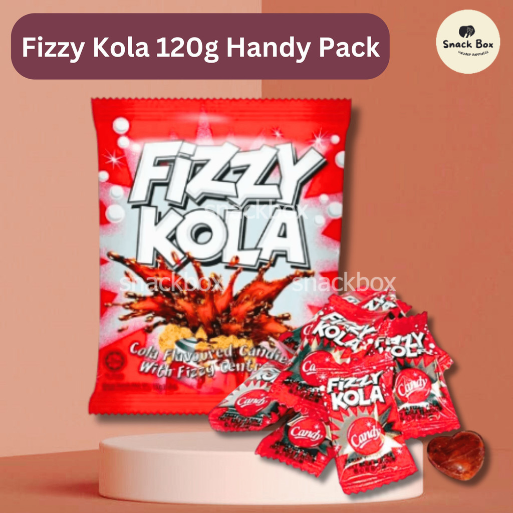 Fizzy Cola Candy Cola Flavoured Candies With Fizzy Centres 120g Handy ...