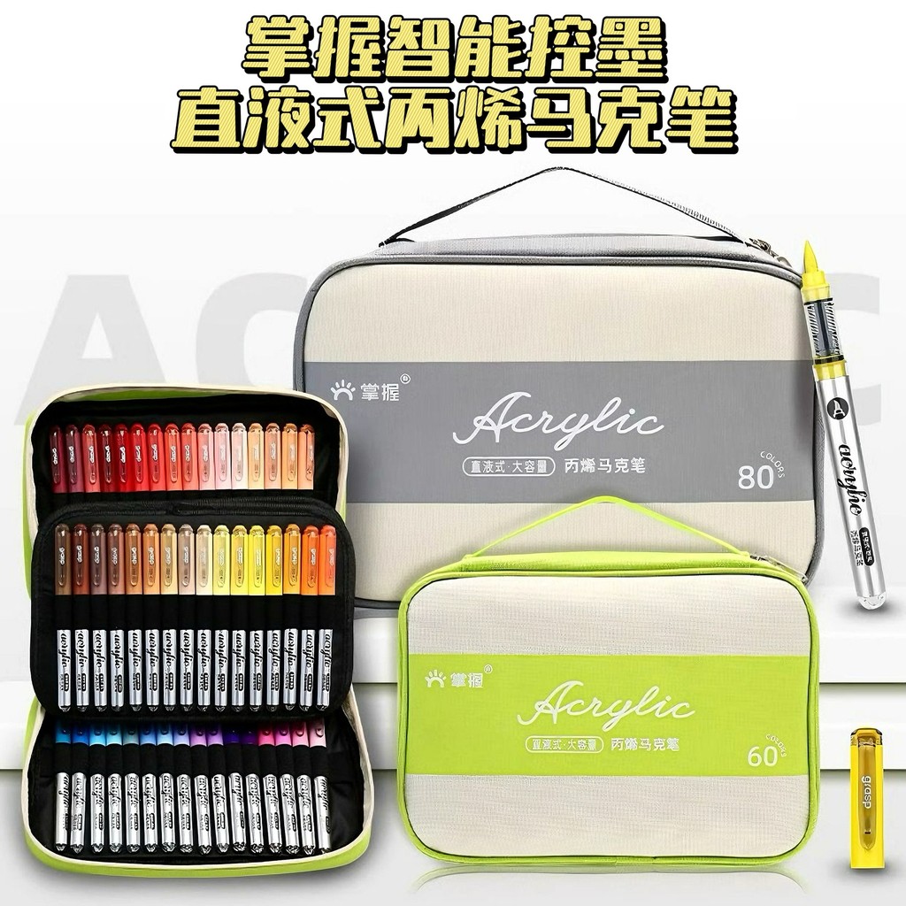 Master Cecair Langsung Petua Lembut Penanda Akrilik Warna Legap Pen ...