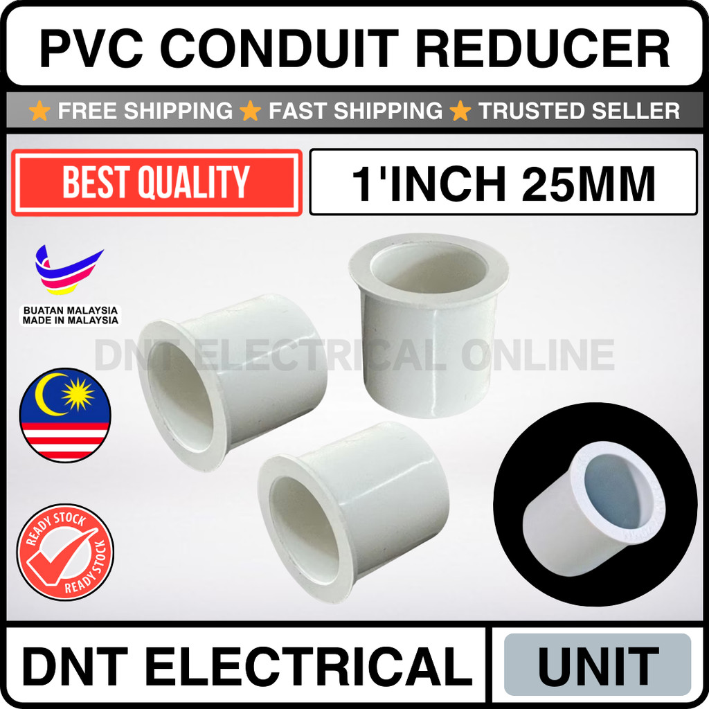 1'Inch 25mm & 3/4'Inch 20mm PVC Conduit Reducer / PVC Pipe Fitting ...