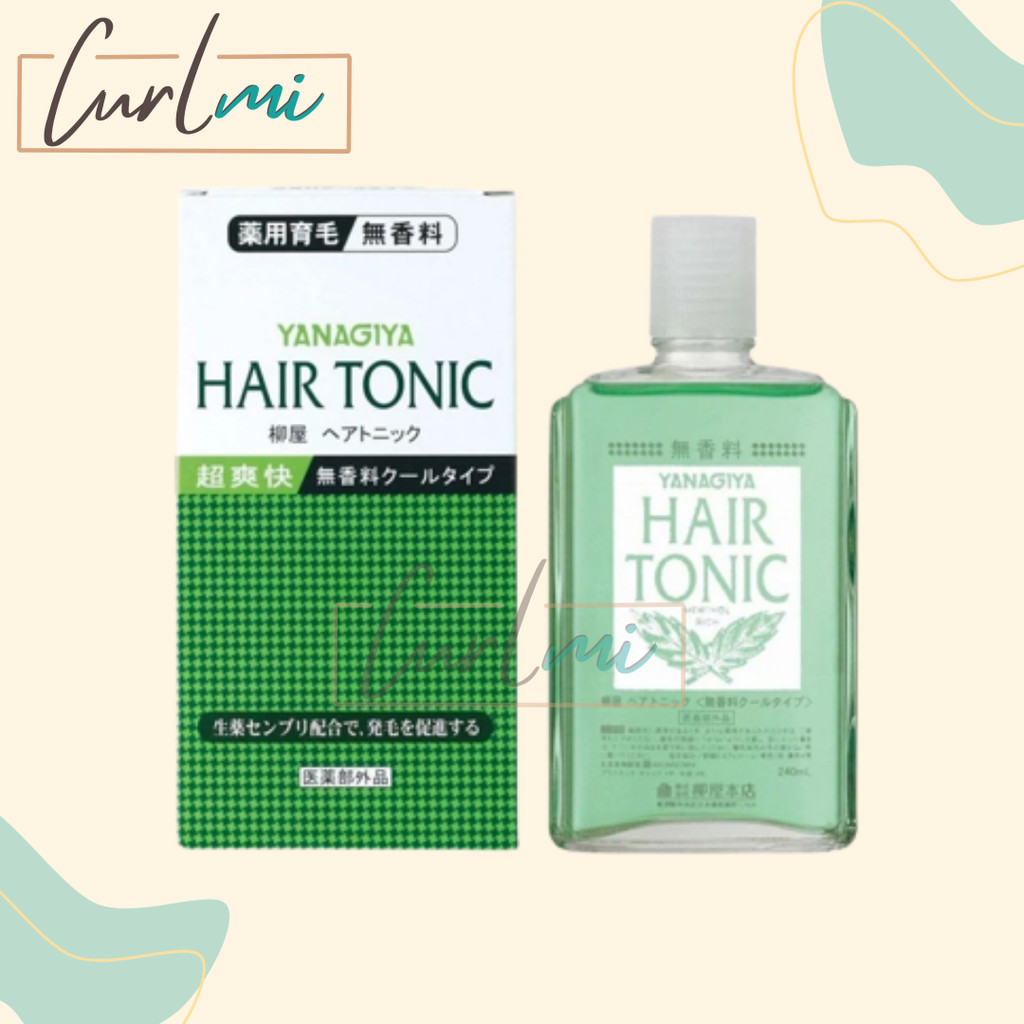 Yanagiya Hair Growth Tonic - Fragrance-free cool type (240ml) | Shopee ...