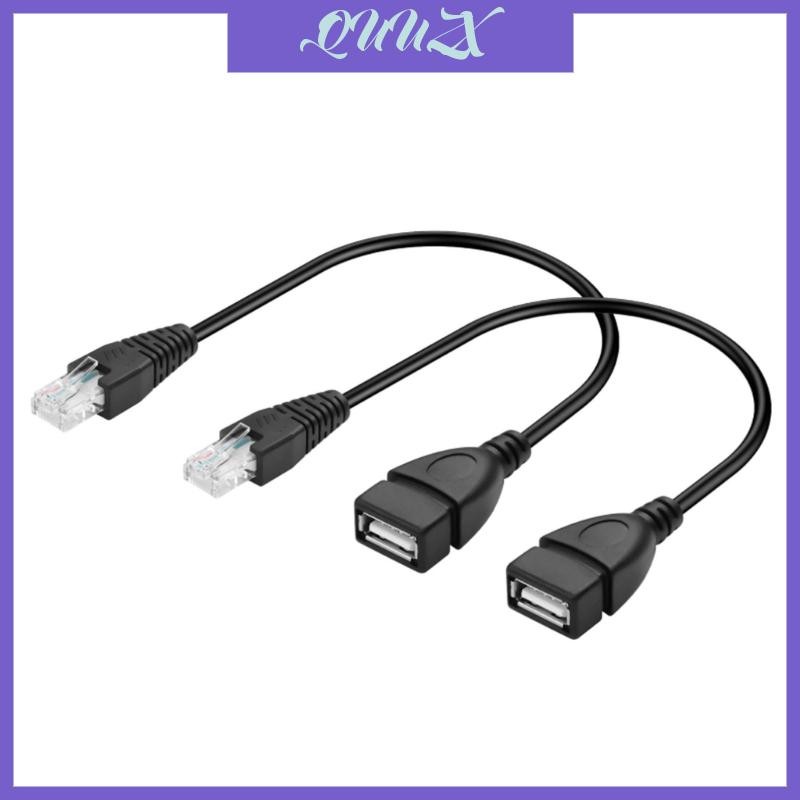 QUU USB to RJ45 Cable USB Female To RJ45 Male Ethernet Adapter Cable ...