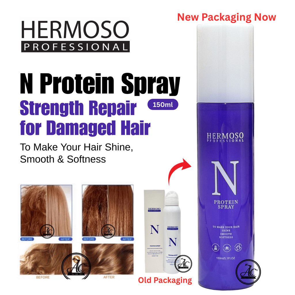 Hermoso N Protein Spray 150ml Hair Treatment Hair Repair Essence Spray ...