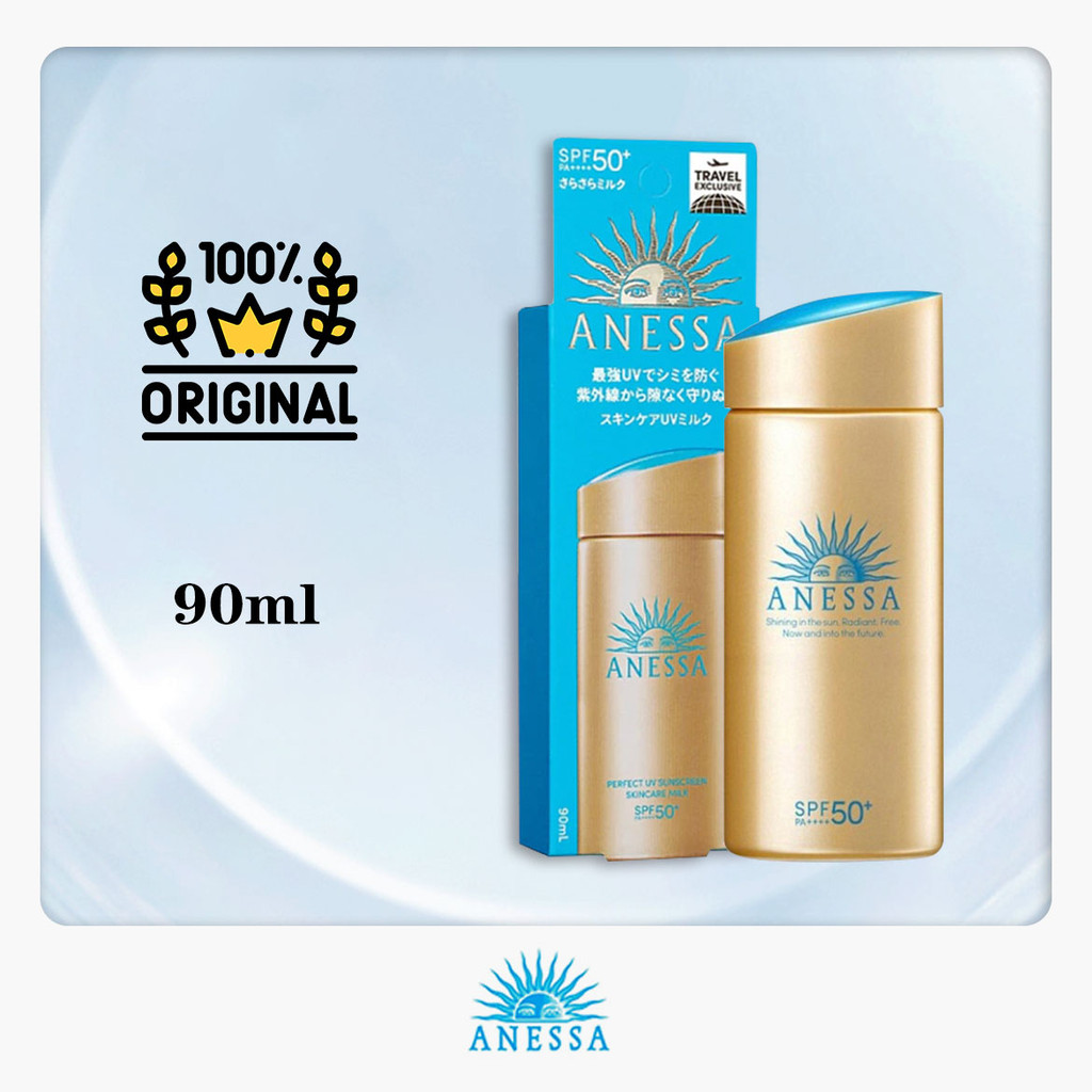 Anessa Perfect UV Sunscreen Skincare Milk SPF50+ PA++++ 90ml / Face & Body Sunscreen(EXP/2027 ...