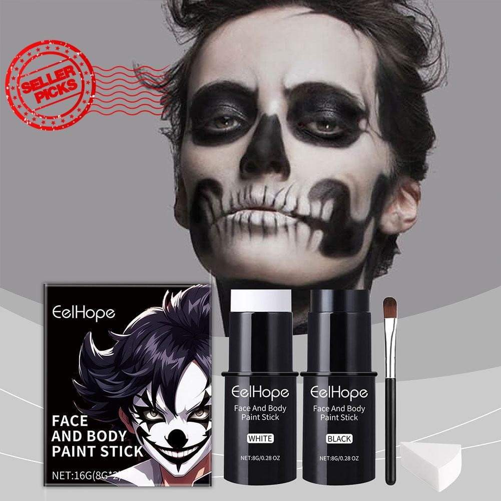 Halloween Body Painting Paste Makeup Facial Water-soluble Stick ...