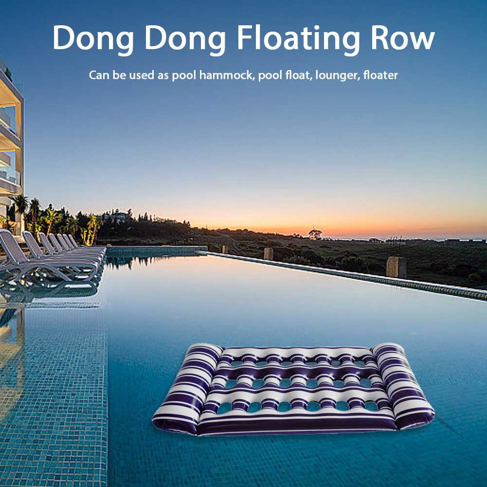 PVC Floating Lounger Air Mattress Inflatable Water Sleeping Bed ...