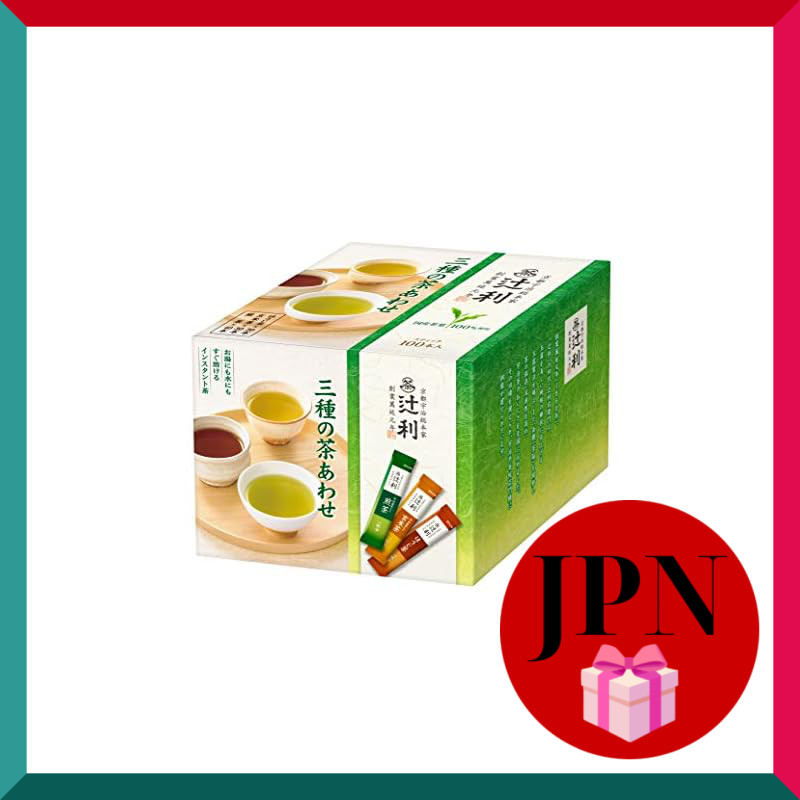 Tsujiri Instant Three Types of Tea Mix 100P [Direct from Japan ...