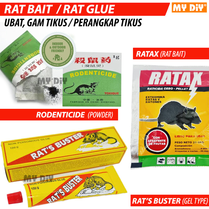 Mouse & Rat Bait Mouse Glue Gel Ratax Bait Mouse Glue Borad / Ubat ...