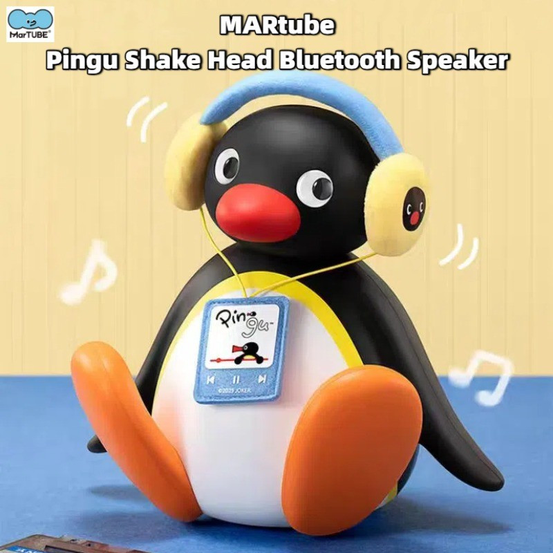MARtube Pingu Moving Head Wireless Bluetooth Speaker Desktop Toy ...