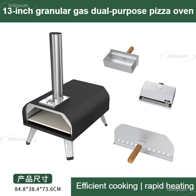 Cross-border hot-selling 11-16 inch outdoor portable pizza oven gas ...