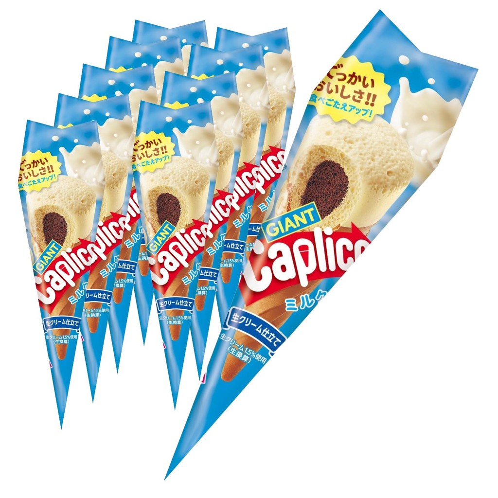 【Direct from Japan】Giant Caprico milk 10pcs Ezaki Glico chocolate ...