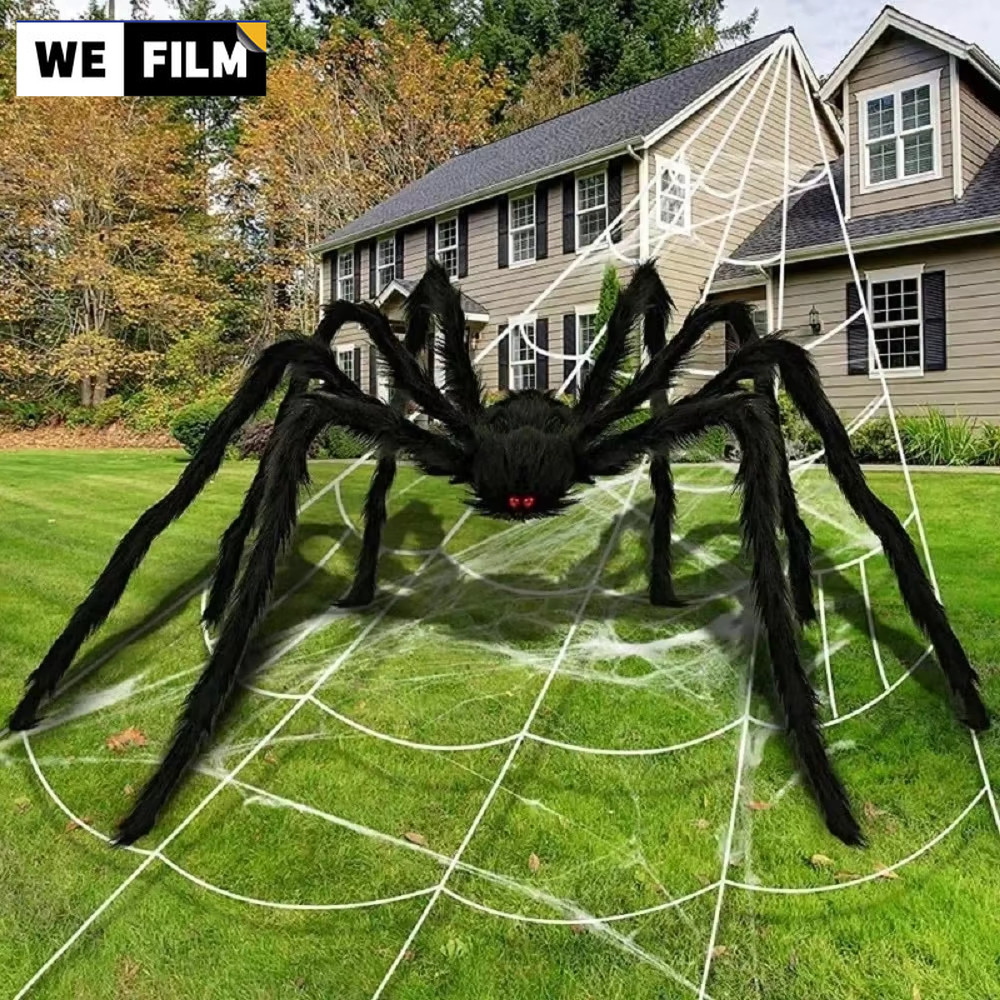 Halloween Big Spider Horror Halloween Decoration Party Prop Outdoor ...