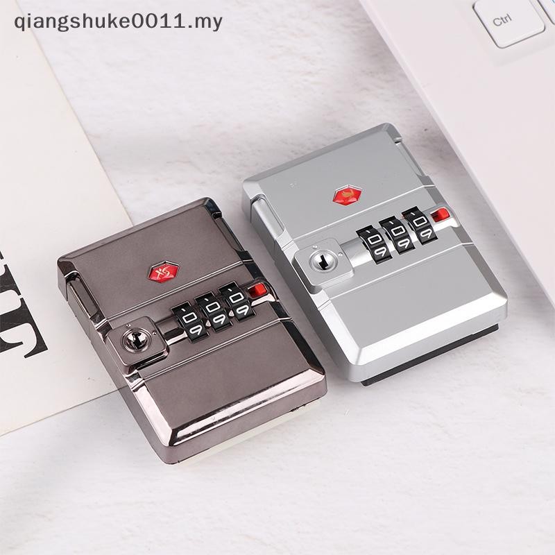 [qiangshuke] Metal Password Lock 3 Digit Combination Lock Travel ...